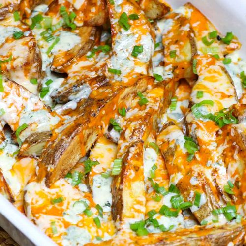 Loaded Buffalo Fries (Wingstop Buffalo Ranch Fries copycat) - TipBuzz