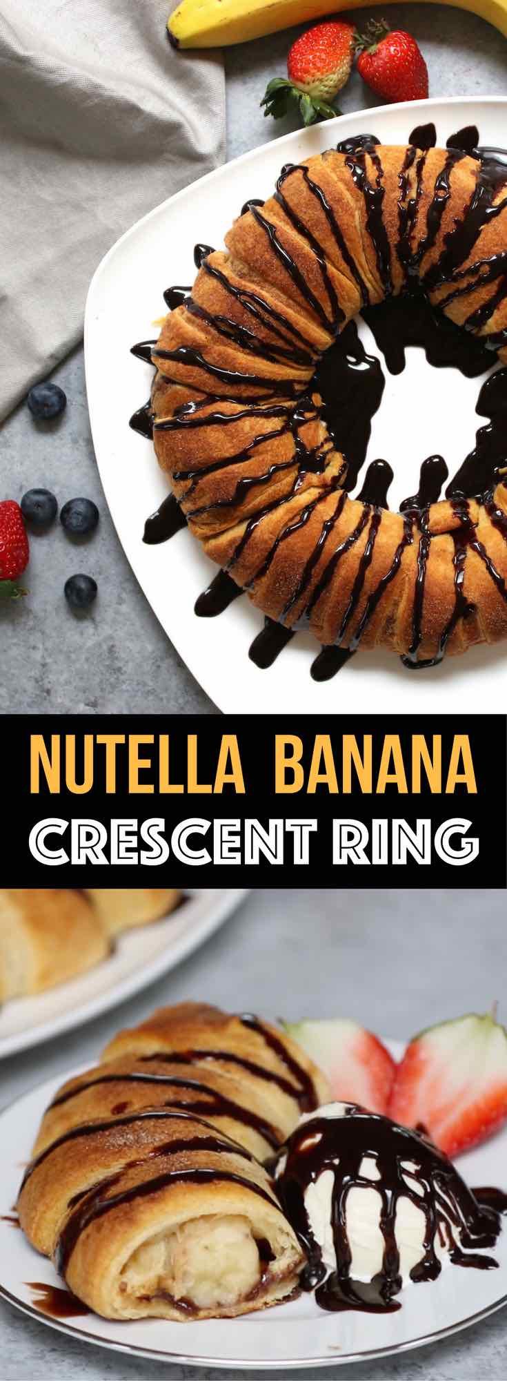 Nutella Banana Crescent Ring - TipBuzz