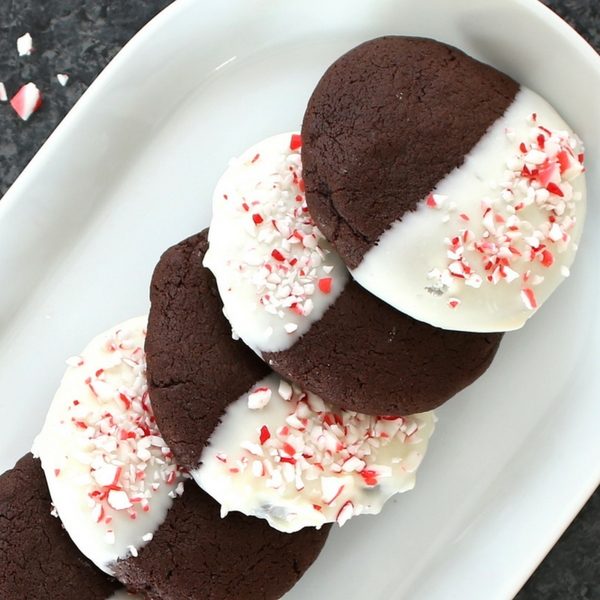 Chocolate Candy Cane Cookies - TipBuzz