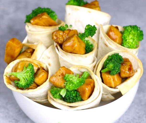 Teriyaki Chicken Wraps - TipBuzz